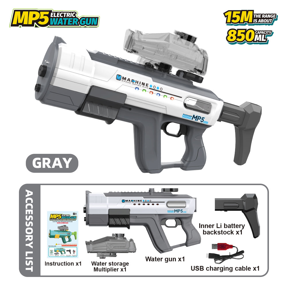 New Model MP5 Fully Automatic Electric Water Gun with Built-in Motor，1 ...